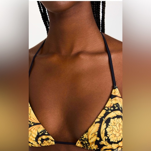 Versace | Swim | Versace Barocco Swim Bikini Top | Poshmark